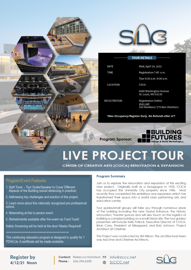COCA Project Tour (Live) - SLC3 -St. Louis Council of Construction ...